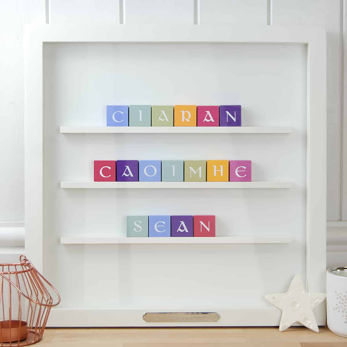 ABC Frame - 3 Lines (Names or words) - Make it with Words