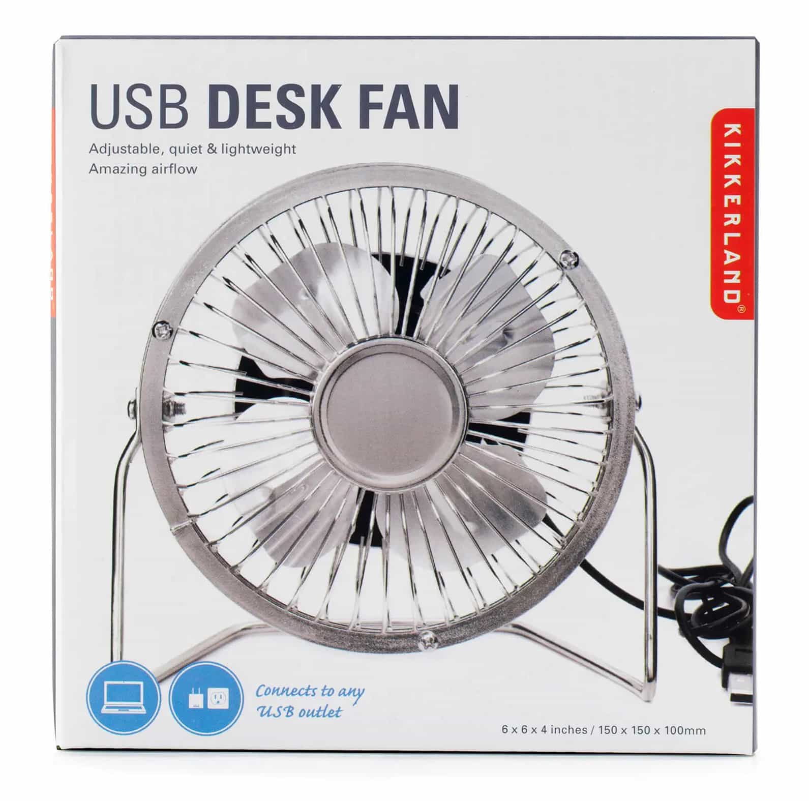 Handy Metal Desk Fan - Make it with Words